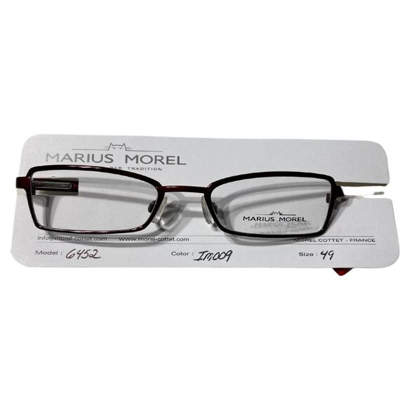 Marius Morel | Accessories | Marius Morel Model 6452 Sz 499 Col Red ...